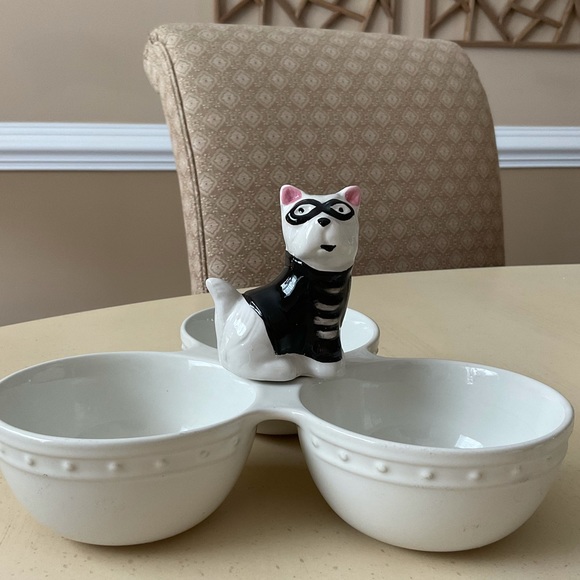 Hand Crafted | Accents | Halloween Skeleton Puppy Dog Platter ...